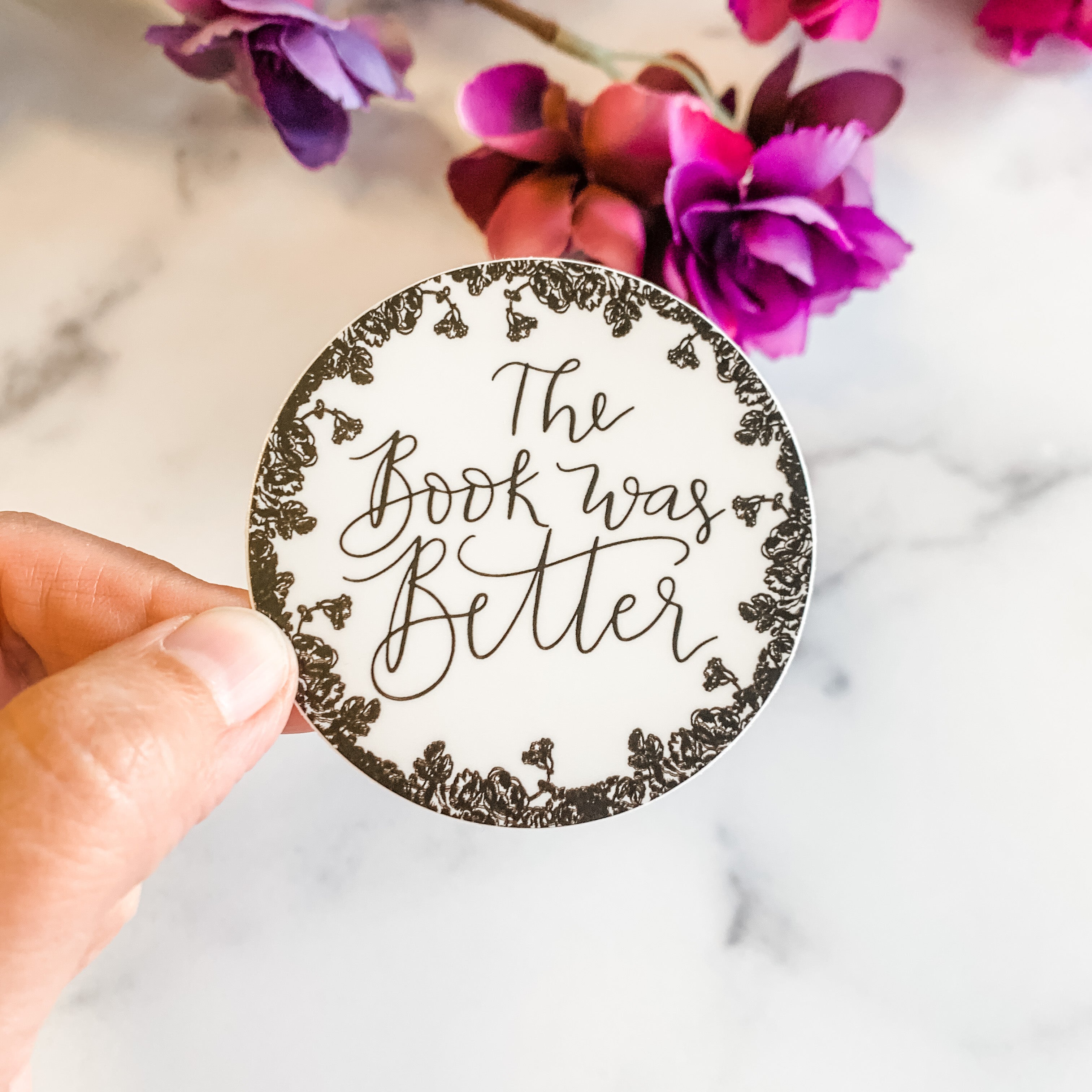 The Book Was Better Sticker Decal – The Literary Book Club