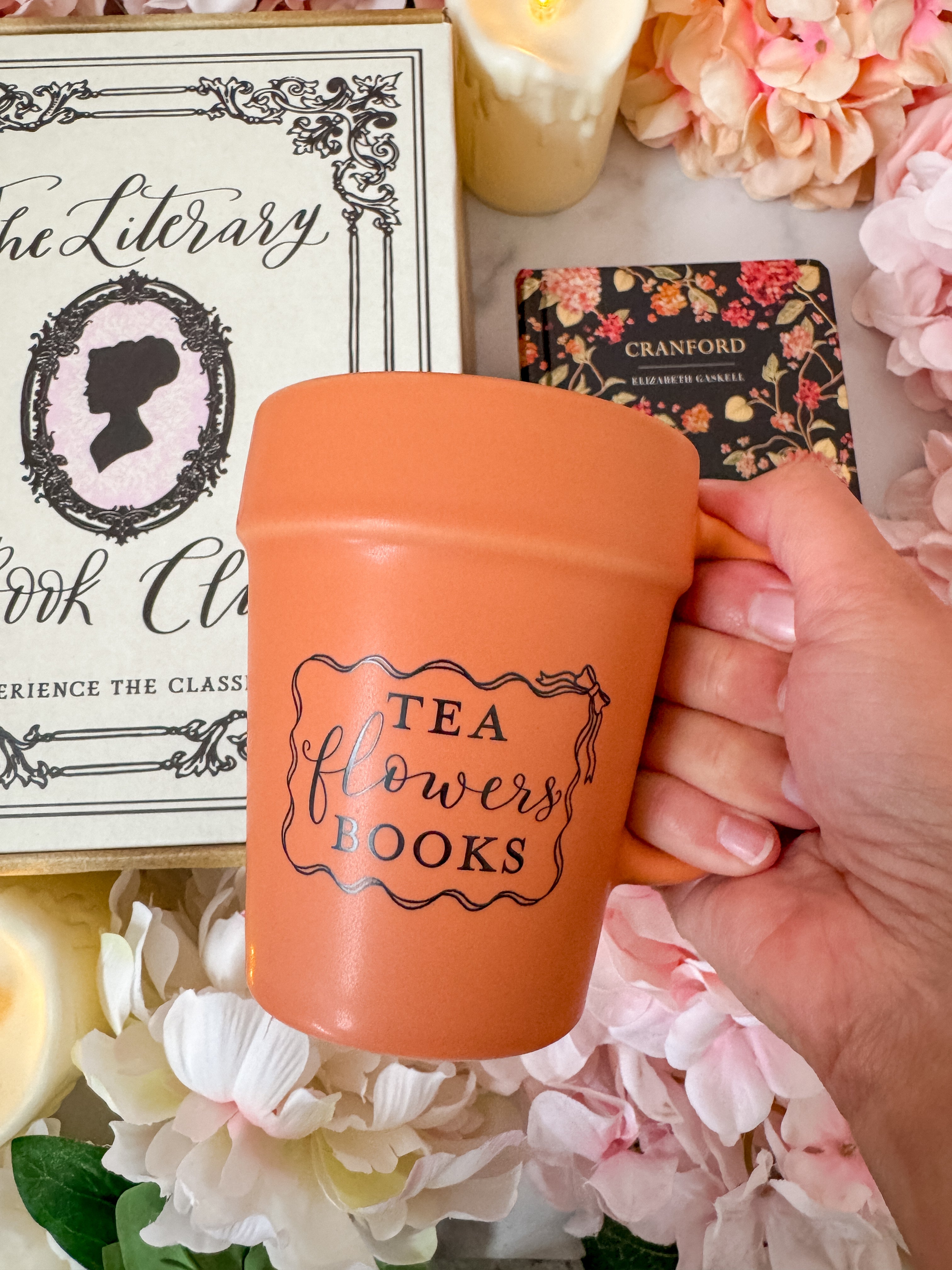 Tea Flowers Books - Flower Pot Mug – The Literary Book Club