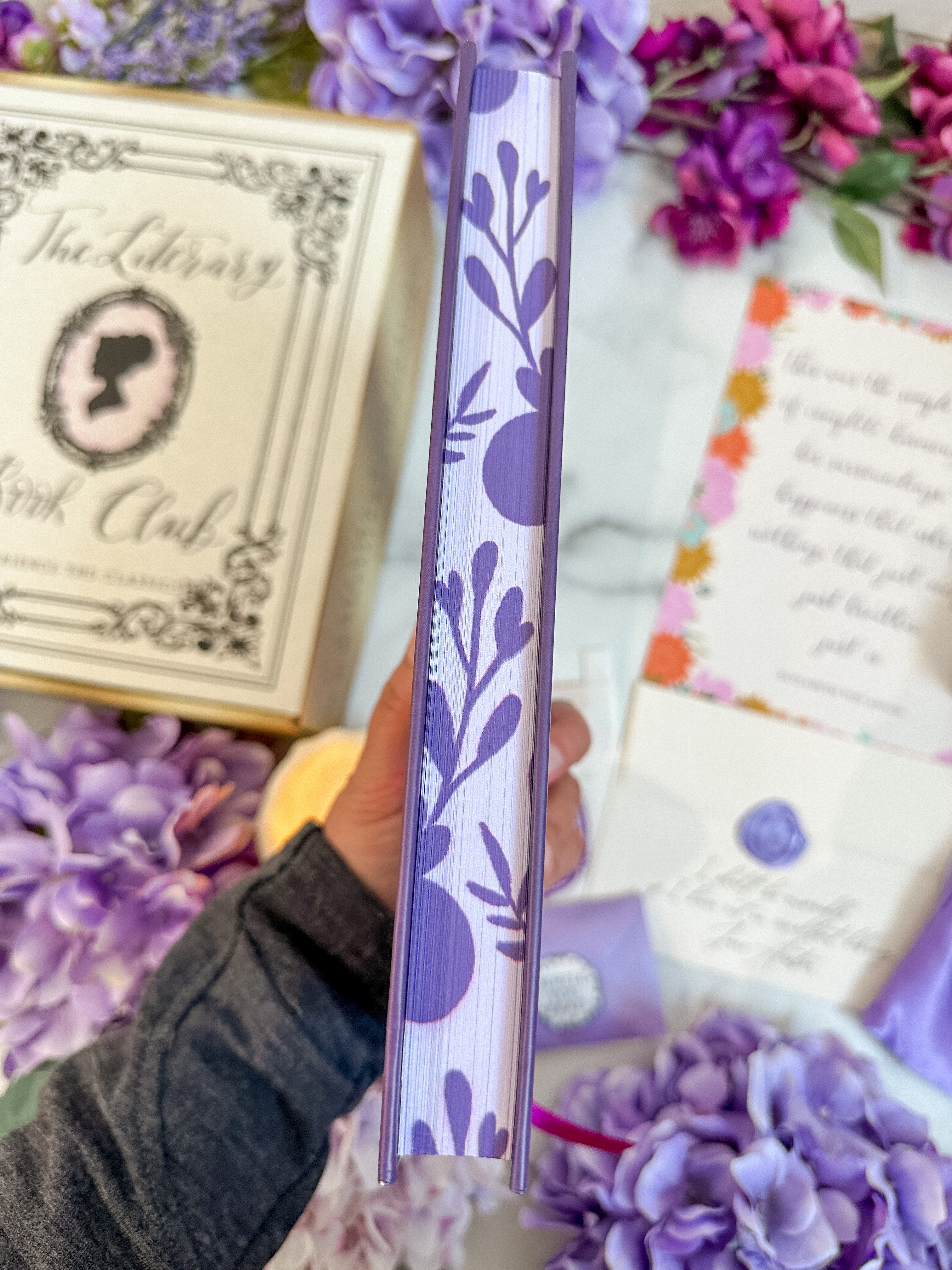 The Enchanted April Book - Custom Illustrated Edition - Stenciled Edge ...