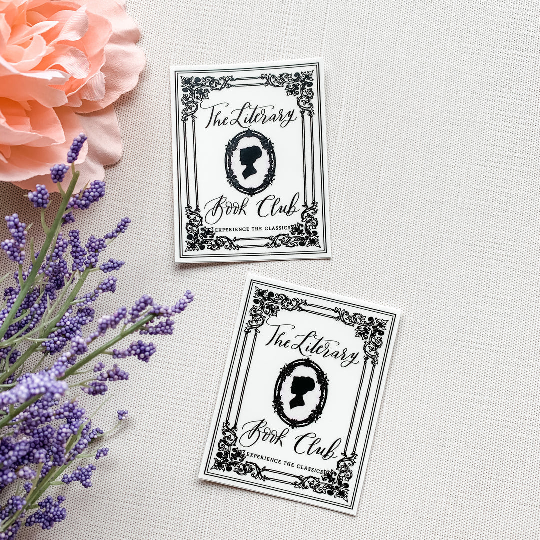 The Literary Book Club Sticker Decal